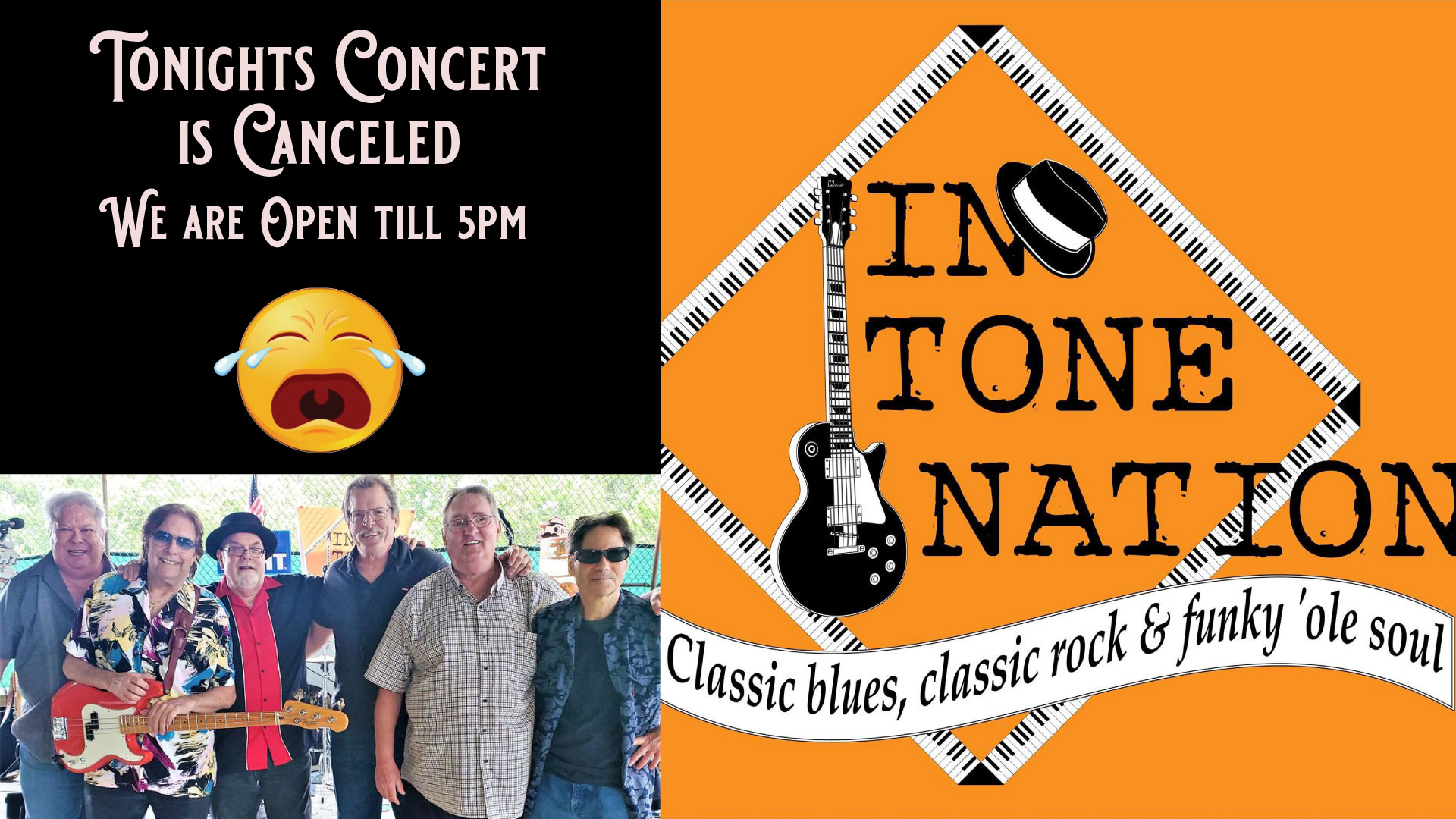 In Tone Nation - Cancelled - Concerts in The Courtyard